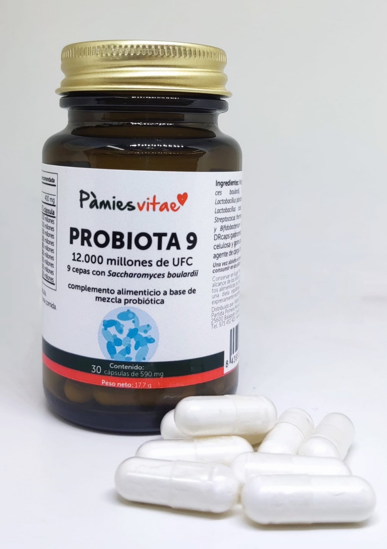 Probiota 9 PV (30 cápsulas) - Pacuidar-T
